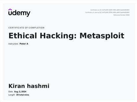 kiran hashmi on linkedin cybersecurity ethicalhacking metasploit