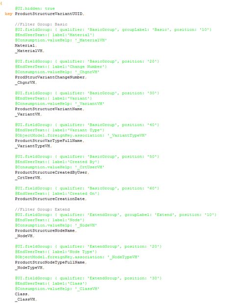 Solved How To Group Filters With SmartFilterBar Out Of CD SAP Community