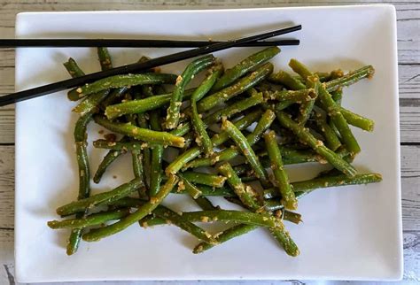 Asian Style Green Beans Kathys Vegan Kitchen