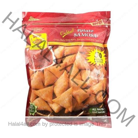 Deep Cocktail Potato Samosa 50 Pcs • Halal Meat And Grocery By Halal 4 All