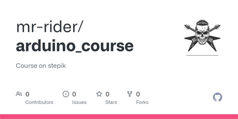 Github Mr Riderarduinocourse Course On Stepik