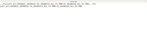 Help Error In Merge Batch Csh Merge List Batch Tops Config Issue Gmtsar Gmtsar GitHub