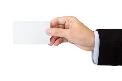 손으로 빈 흰색 충성도 카드 모형을 들고 둥근 모서리가 흰색으로 격리되어 있습니다 카드 여가활동 게임에 대한 스톡 사진 및 기타 이미지 카드 여가활동 게임 인사장