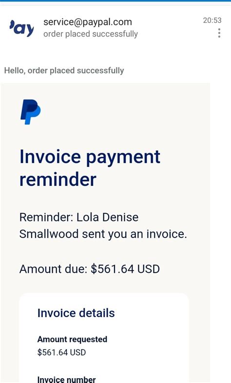 Paypal Invoice Is It A Scam — Moneysavingexpert Forum