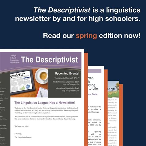 First Issue Of The Descriptivist A Linguistics Publication Run For And