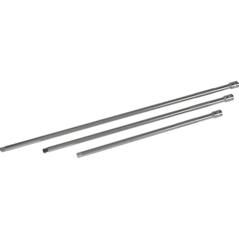 Klutch Extra Long Extension Bar Set 3 Pc 1 2in Drive Northern Tool
