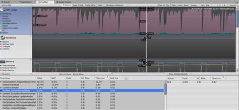 profiler window unity manual