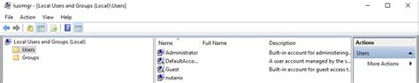configure user account password never expires via command prompt