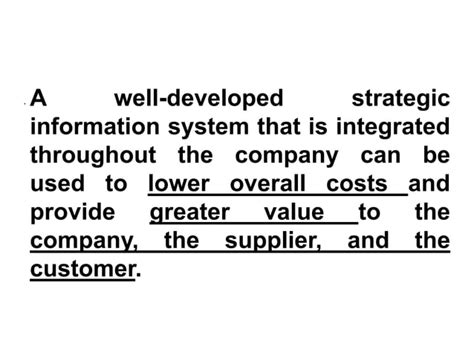 Information Systems Organizations And Strategy Pptx