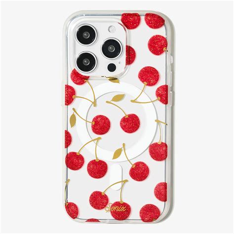 Cherries With Gold Foil Stems Iphone Case Shop Sonix