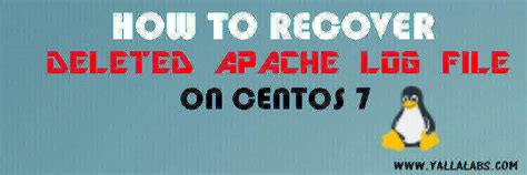 How To Recover Deleted Apache Log Yallalabs