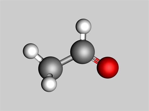 Ethanal Molecule Free 3d Model Cgtrader
