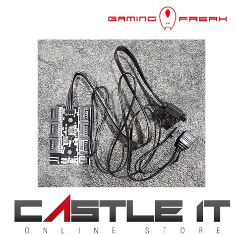 GAMING FREAK Fan Hub Controller ARGB RGB 6pin 6port Motherboard Sync AVF GF FH01 For Fan ARGB120