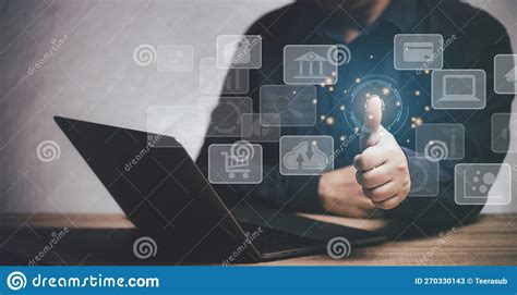 Online Security Concept Fingerprint Authentication Cyber Security Cloud Computing Finance