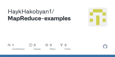 Github Haykhakobyan1mapreduce Examples