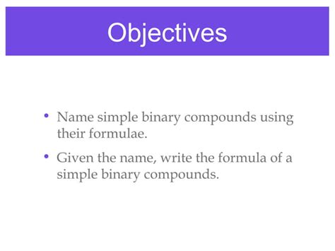 Naming Binary Compounds Part Iii Ppt