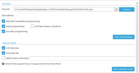 error failed to download segment[1] using stmcube