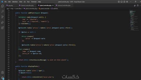 برمجة تعديل وتصحيح apis باستعمال لغة php واطار العمل laravel خمسات