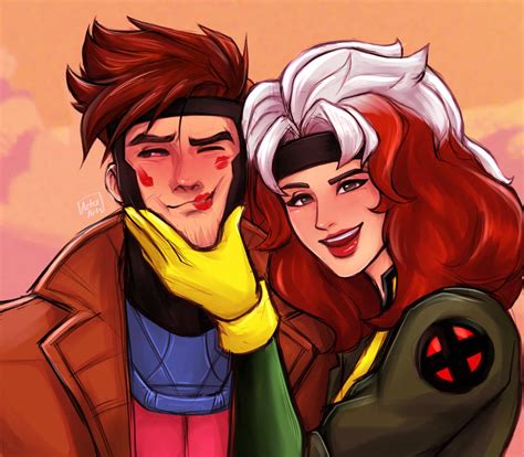Rogue And Gambit By Aztex Rimaginarymutants
