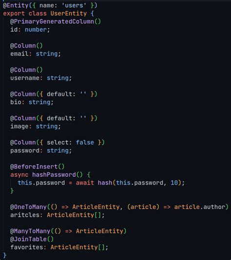 need help with types but code looks correctly r nestjs framework