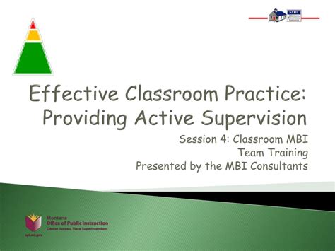 Ppt Effective Classroom Practice Providing Active Supervision Powerpoint Presentation Id