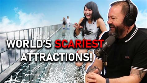 Worlds Scariest Attractions Reaction Office Blokes React Youtube