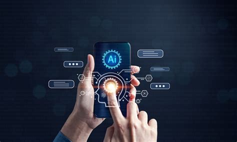 스마트 폰 지능 Ai의 로봇 또는 챗봇 Ai 인공 지능과의 채팅 Openai에 의해 개발 생성 미래 기술 온라인 시스템의 로봇