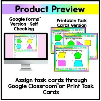 TEKS D Classify Polygons Task Cards By All Star Teacher TpT
