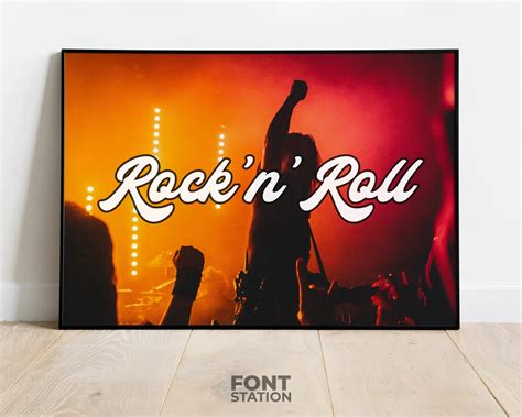 Rock N Roll Font Fontstation