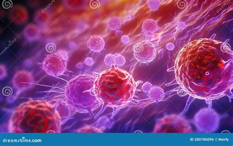 Gene Therapy Targeting Cancer Cells Modern Research Lab Stock Illustration Illustration Of