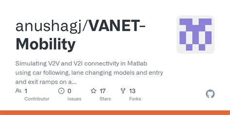 GitHub Anushagj VANET Mobility Simulating V V And V I Connectivity In Matlab Using Car