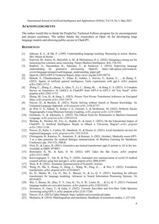 LARGE LANGUAGE MODELS FOR CIPHERS PDF