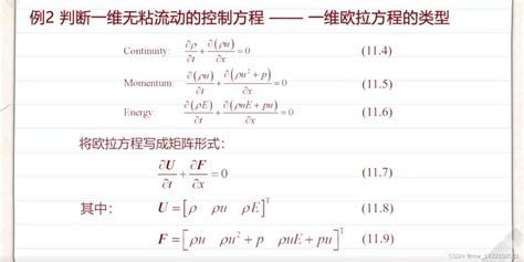 计算流体力学2 偏微分方程的数学性质对cfd的影响偏微分方程的数学性质对 Cfd 的影响 Csdn博客