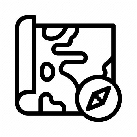 Map Compass Orientation Position Geography Icon Download On Iconfinder