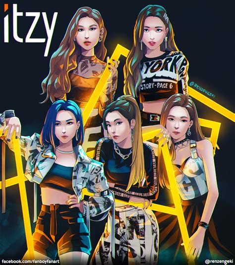 ITZY WANNABE Fanart R ITZY