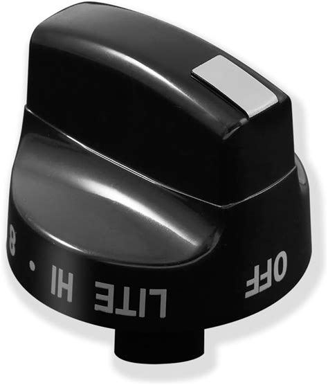 4pcs 316442513 Range Surface Burner Knob Black Replacement Part Compatible With