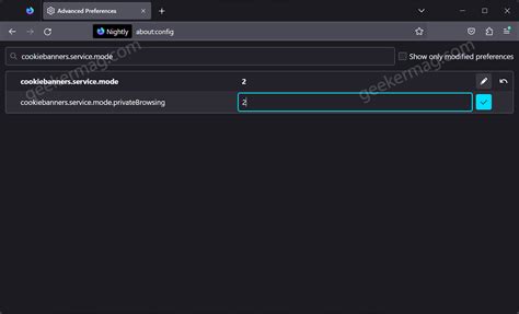 Automatically Rejects All Cookies Banner On Sites In Firefox