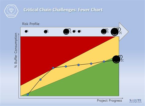 Critical Chain Challenges Fever Chart Salute Enterprises