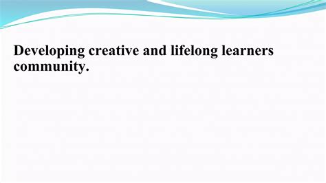 Developing Creative Learning Pptx