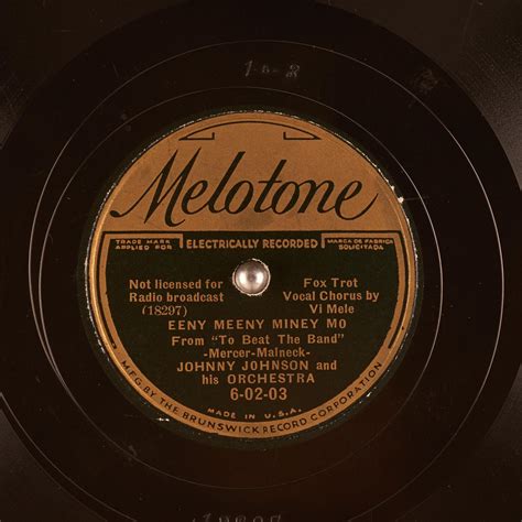 Eeny Meeny Miney Mo Johnny Johnson And His Orchestra Free Download
