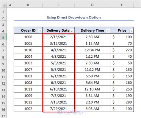 How To Sort By Date And Time In Excel 4 Useful Methods