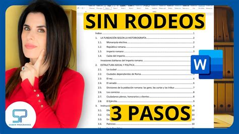 Insertar índice En Word 7 Pasos Clave Para Hacerlo Fácil
