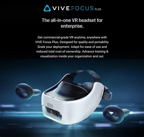 Buy HTC Vive Focus Plus Virtual Reality Headset [99HARH007-00] | PC ...
