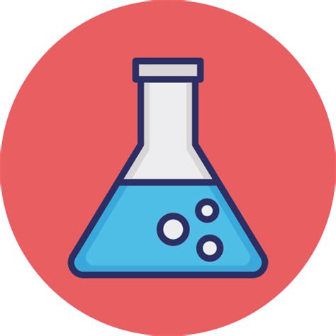 conical flask free education icons