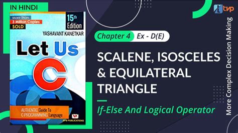 Let Us C Solutions C Programming Identify Scalene Isosceles