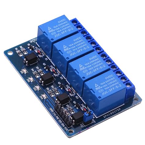 5v 12v 24v 4 csatornás relé modul 4 csatornás relé vezérlőpult az
