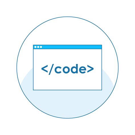 Browser Window With Code 356472 Vector Art At Vecteezy