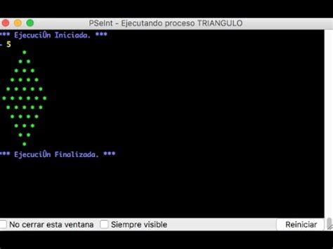 Triangulo Y Rombo De Asteriscos En Pseint
