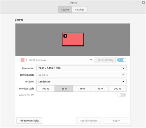 Enable Fractional Scaling In Linux Mint Cinnamon