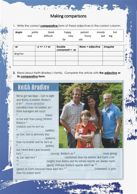 Making Comparisons Interactive Worksheet Worksheets Library